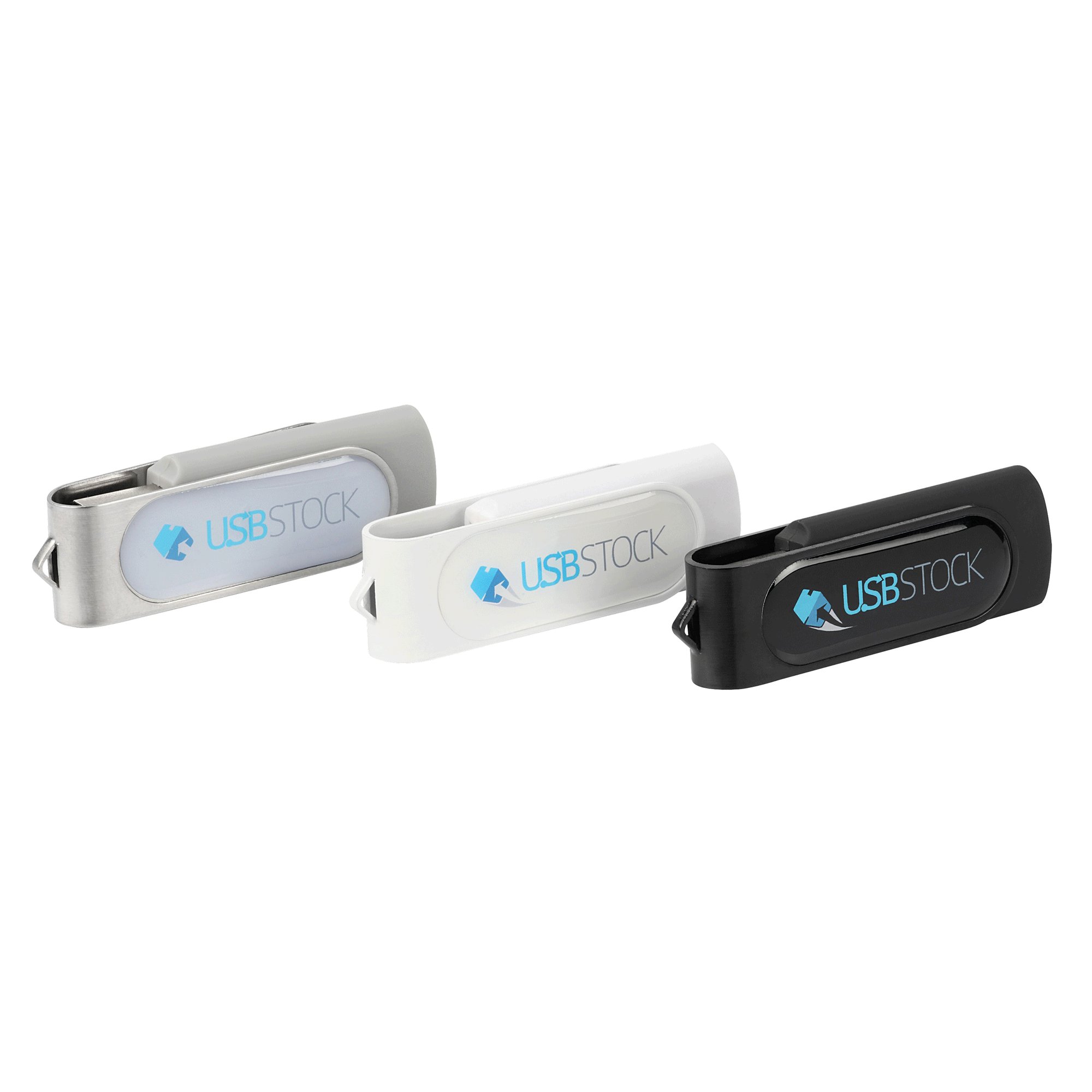 Personalised Swivel USB With Doming 32GB | Pens.com