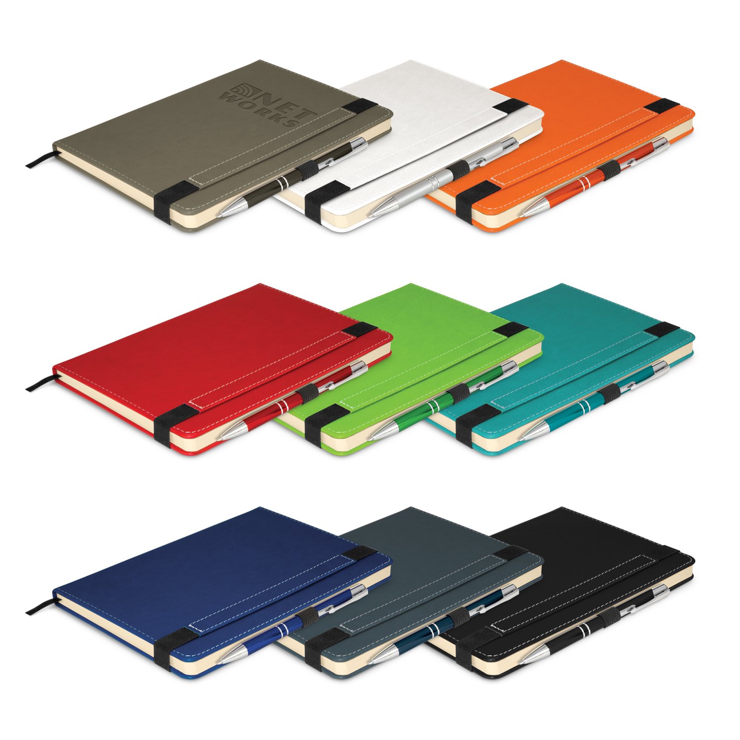 Personalise Premier Notebook with Pen with Text | Pens.com